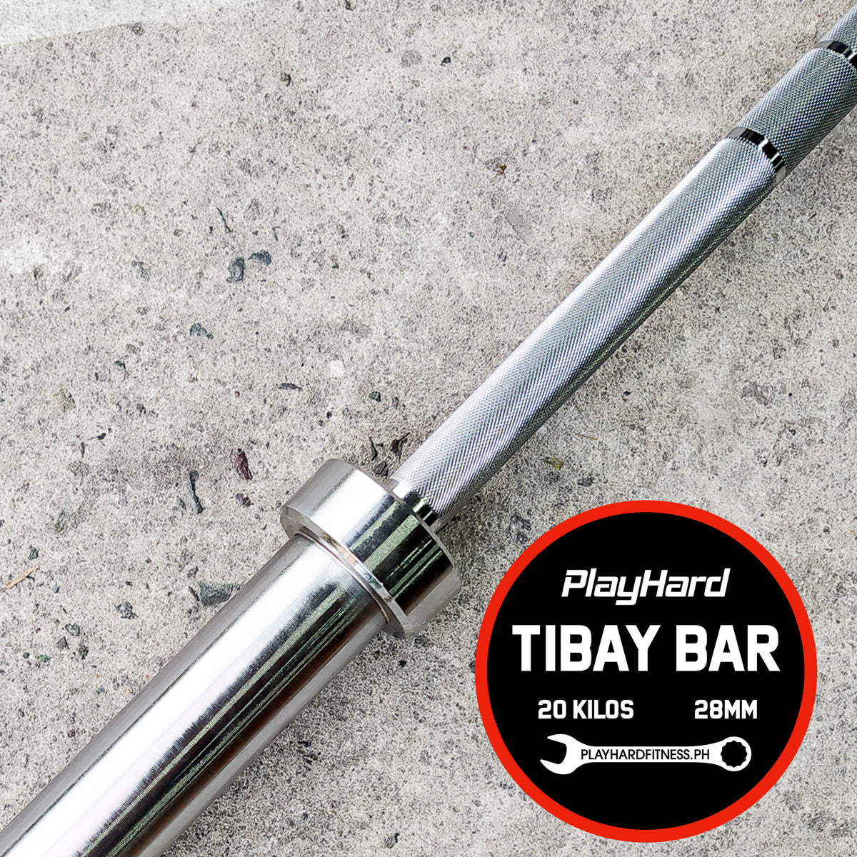 PlayHard Men's Olympic Barbell (20 KG) - Tibay Series – Hawkeye Sports
